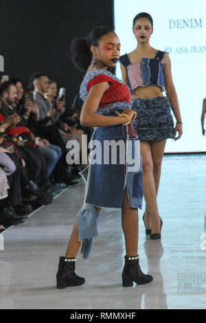 Models parading the clothes of Denim by Asa Jeans during Plitzs Fashion ...