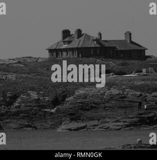 Craigy y Mor The Haunted House Trearddur Bay on the western coast of ...