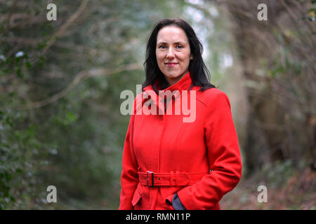 Author Rachel Burge near her home in rural East Susserx Stock Photo - Alamy