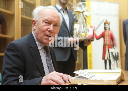 Nordhausen, Germany. 16th Feb, 2019. The first German in space ...