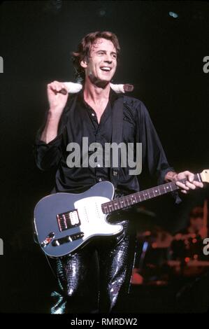 Singer, songwriter, guitarist and actor Rick Springfield is shown ...