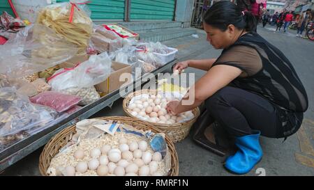 Shenzhen, China: Stores selling chicken, duck and egg products Stock ...