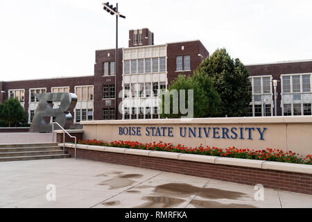 Boise Idaho college building of Boise State University university Stock ...