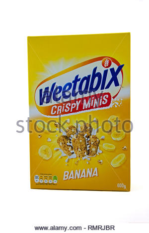 Weetabix Banana Breakfast Cereals Stock Photo: 70075923 - Alamy