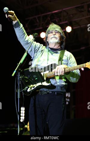 Guitarist Randy Rhoads is shown performing on stage during an Ozzy ...