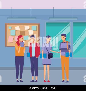 people student party dancehall Stock Vector Image & Art - Alamy