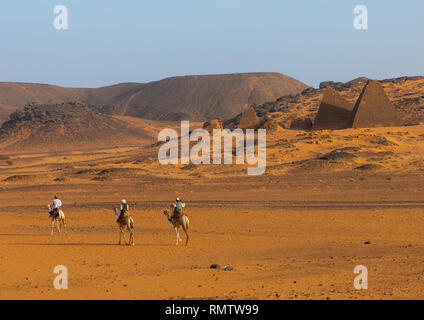 Meroe pyramids were built by the rulers of the ancient Kushite kingdoms ...