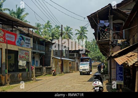 Old houses in chaul village, raigad, Maharashtra, India, Asia Stock ...