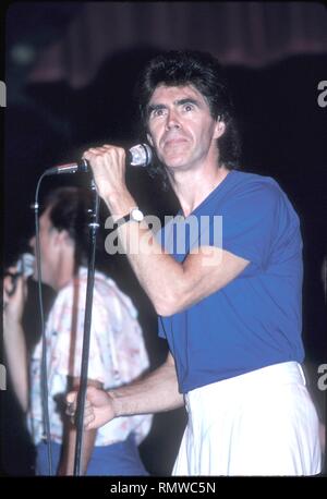 A singer of the the rock band Three Dog Night is shown performing on ...