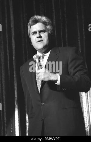 Host Jay Leno on stage during the annual Nobel Peace Prize Concert in ...