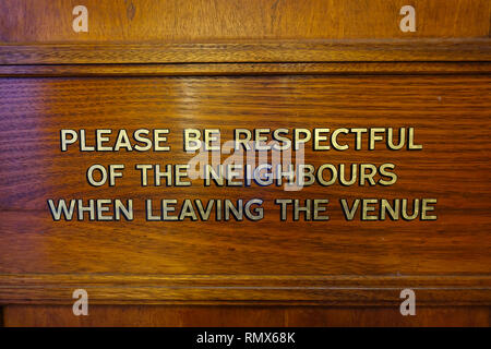 Quiet please respect the neighbours sign, Mdina, Malta Stock Photo - Alamy