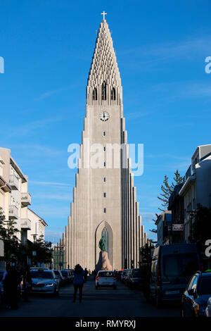 Hallgrimskirkja (Hallgrimskirche), Reykjavik, Island Stock Photo - Alamy