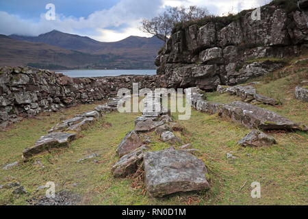 Am Ploc open air church Torridon Scotland Stock Photo - Alamy