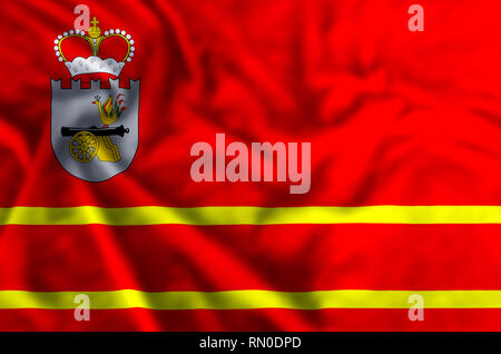 Smolensk stylish waving and closeup flag illustration. Perfect for ...