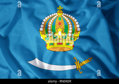 Astrakhan stylish waving and closeup flag illustration. Perfect for ...