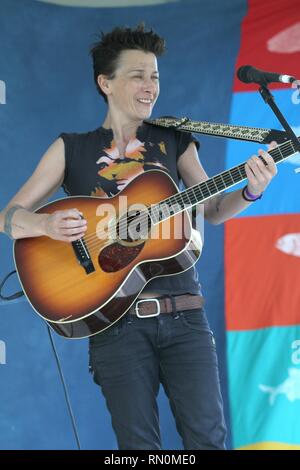 Singer, songwriter and guitarist Melissa Ferrick is shown performing on ...