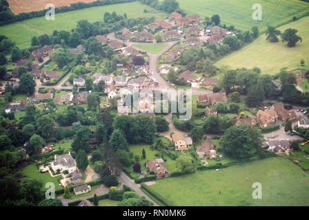 Aerial photograph of Medstead Village, Alton, Hampshire, England ...