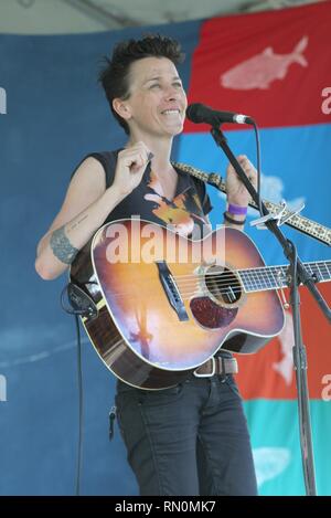Singer, songwriter and guitarist Melissa Ferrick is shown performing on ...
