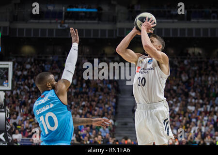 Jaycee Carroll during Real Madrid victory over Morabanc Andorra (86 ...