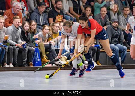 Hamberg, Germany. 16th February 2019. EuroHockey Indoor Club Cup 2019 ...