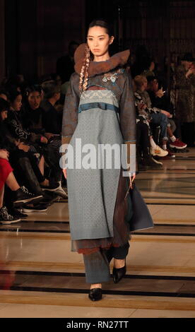 A female model on the catwalk at the 'Indonesia Fashion Council ...