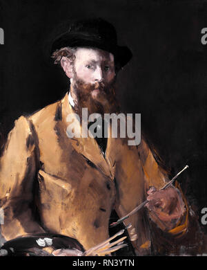 Edouard Manet - Self Portrait with Palette 1879 Stock Photo - Alamy