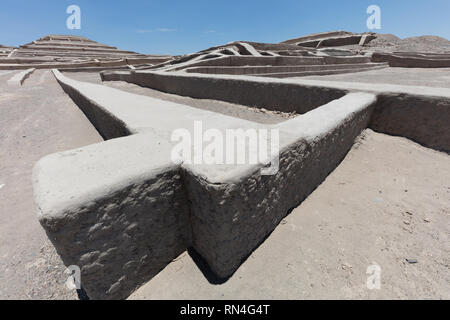 Nazca Pyramid at Cahuachi Archaeological Site in Peru's Nazca Desert ...