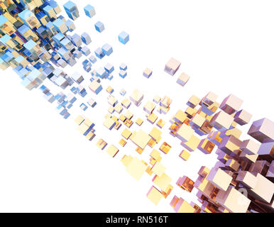 Cube Intelligent Technology, Network Program and Data Stock Photo - Alamy