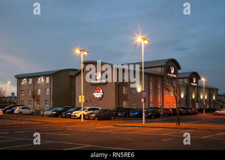 Premier Inn hotel and Brewers Fayre at Walsall in West Midlands Uk ...