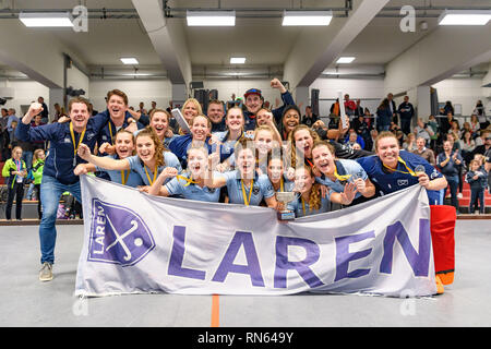 Hamburg, Germany. 17th Feb, 2019. EuroHockey Indoor Club Cup 2019 Women ...