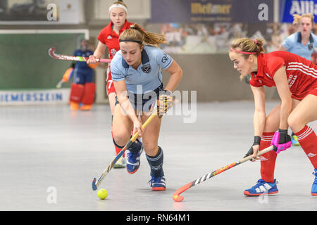 Hamburg, Germany. 17th Feb, 2019. EuroHockey Indoor Club Cup 2019 Women ...