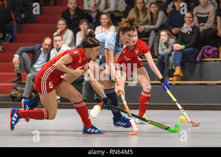Hamburg, Germany. 17th Feb, 2019. EuroHockey Indoor Club Cup 2019 Women ...