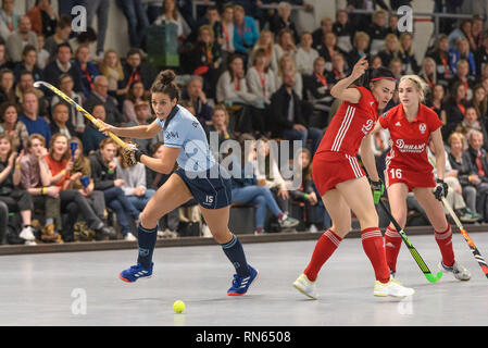 Hamburg, Germany. 17th Feb, 2019. EuroHockey Indoor Club Cup 2019 Women ...