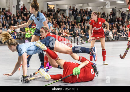 Hamburg, Germany. 17th Feb, 2019. EuroHockey Indoor Club Cup 2019 Women ...