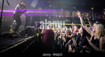 Motionless in white live at o2 ritz Manchester December 2019 Stock ...