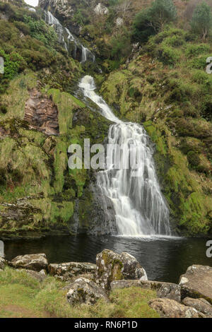 Assarancagh Waterfall, Adara. County Donegal, Ireland / Assarnacally ...