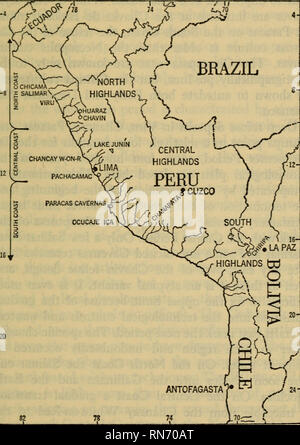 Chavin De Huantar Map