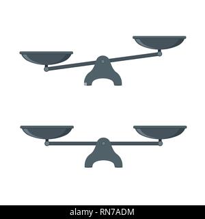 justice scale isolated icon Stock Vector Image & Art - Alamy