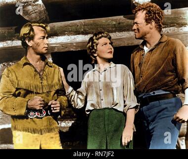 SHANE (1953) ALAN LADD, JEAN ARTHUR, VAN HEFLIN SHAE 015 Stock Photo ...