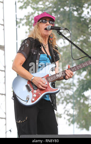 Singer, songwriter and guitarist Debbie Davies is shown performing on ...