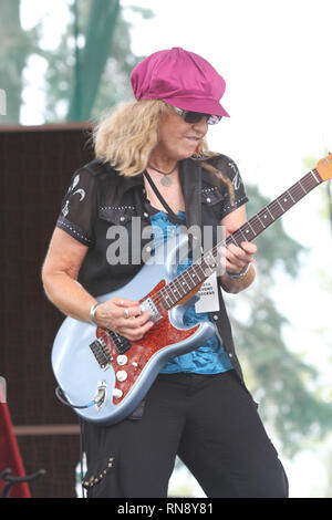 Singer, songwriter and guitarist Debbie Davies is shown performing on ...