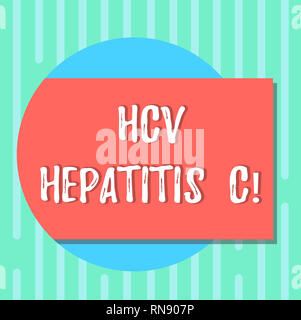Word writing text Hcv Hepatitis C. Business concept for Liver disease ...