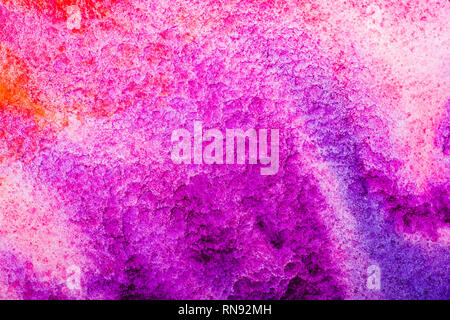 top view of pink watercolor spill on white background Stock Photo - Alamy