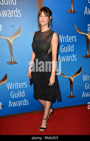 Megan Neuringer at the 2019 Writers Guild Awards held at the Beverly ...