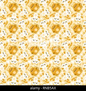 Seamless pattern background of cute mouse and cheese Stock Photo - Alamy