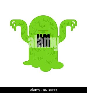 Mucus Monster- A Cartoon Illustration of a Mucus Monster Stock Vector ...