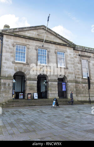 Bodmin town centre Cornwall Stock Photo - Alamy