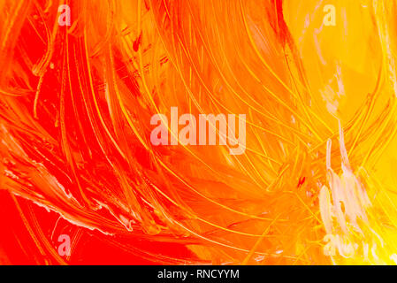 Detail of brush strokes of random colors to use as background and ...