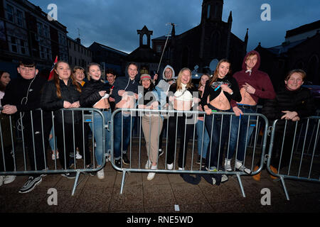 Londonderry, UK. 18th Feb, 2019. Derry Girls Series 2 Premiere ...