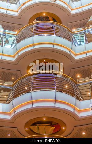 Round Balconies on Cruise Ship Stock Photo - Alamy